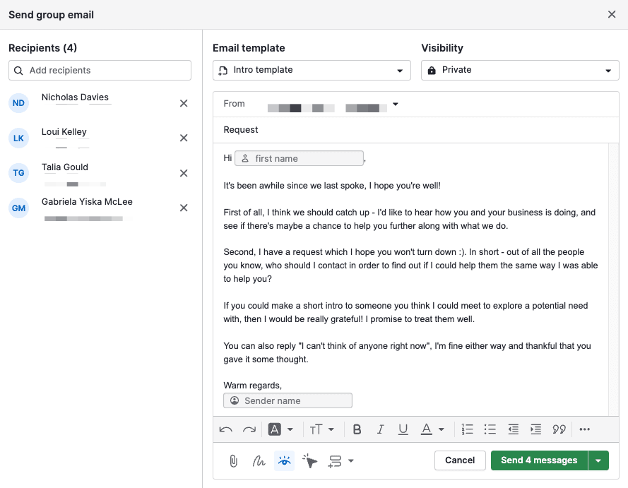 Group emailing - Knowledge Base | Pipedrive
